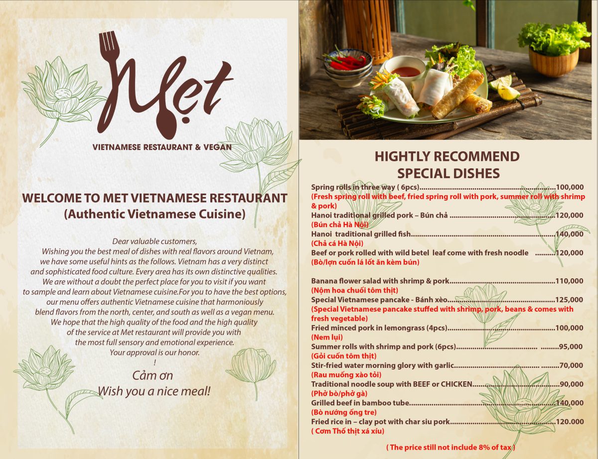 Location Page - MẸT Vietnamese restaurant & Vegetarian Food